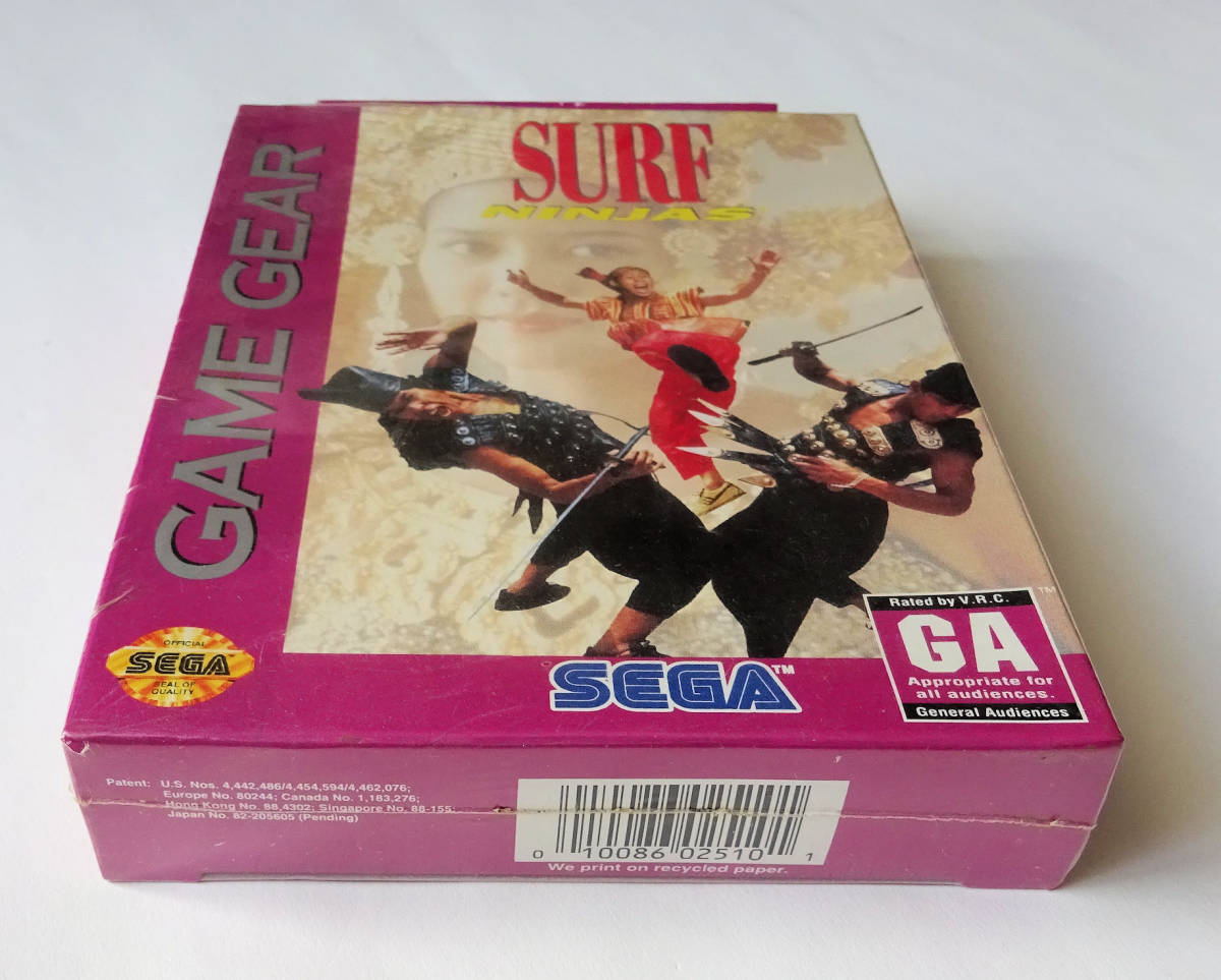 GG 品 SURF NINJAS サーフ ニンジャ北米版 GAMEGEAR セガゲームギア(ゲームギア)｜売買されたオークション情報、yahooの商品情報をアーカイブ公開 - オークファン ...
