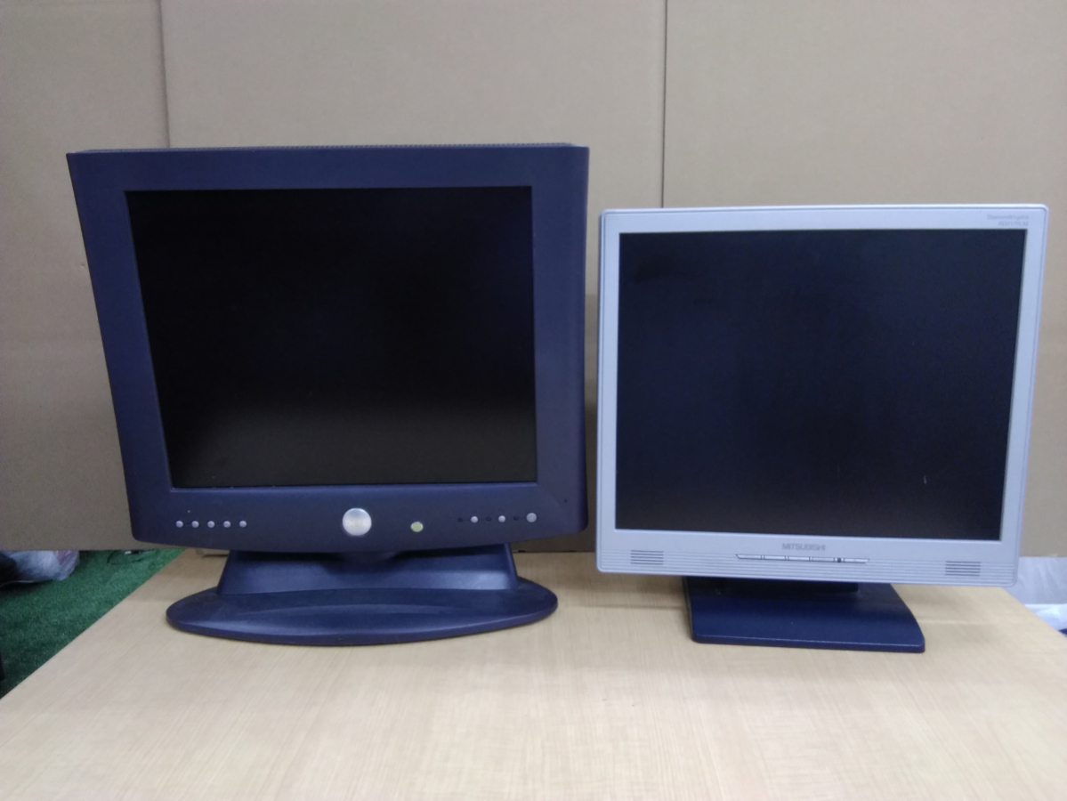 17インチ モニター2台セット ディスプレイ パソコン 三菱/L172R6 DELL/1702FP OSS(17インチ～)｜売買された ...