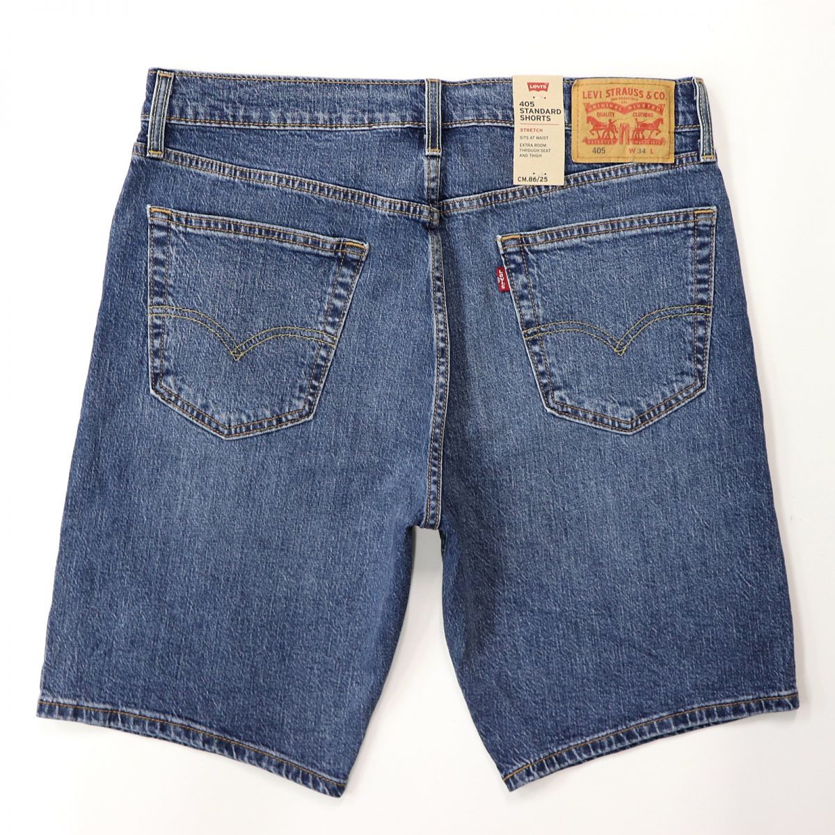 リーバイス Levis 405 メンズ 定番 スタンダードショーツ ジーンズ デニム ハーフパンツ 34インチ 39864-0006-34 四 ...