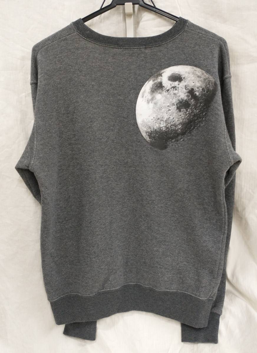 16AW UNDERCOVER SWEAT MOON アンダーカバー スウェット プルオーバー 月 ムーン プリント サイズ2 グレー ...