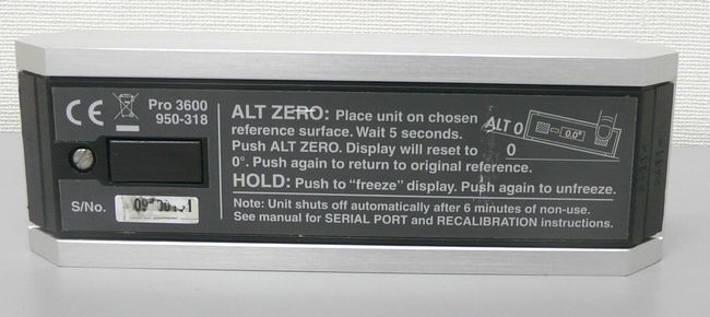 Mitutoyo/デジタル傾斜レベ/PRO-3600型/ミツトヨ/mitutoyo digital protractor/pro 3600 ...