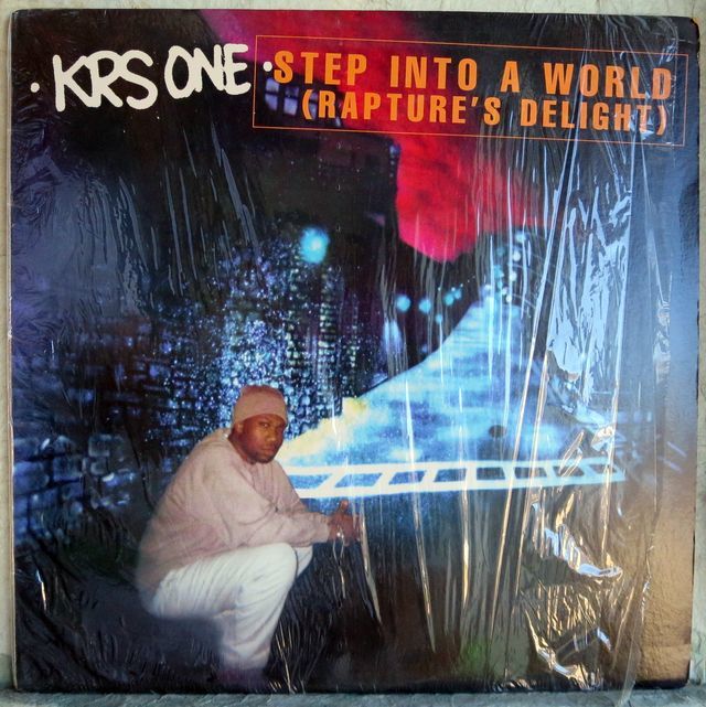 KRS ONE “Step Into A World Rapture's Delight ” US ORIGINAL(ラップ、ヒップホップ ...