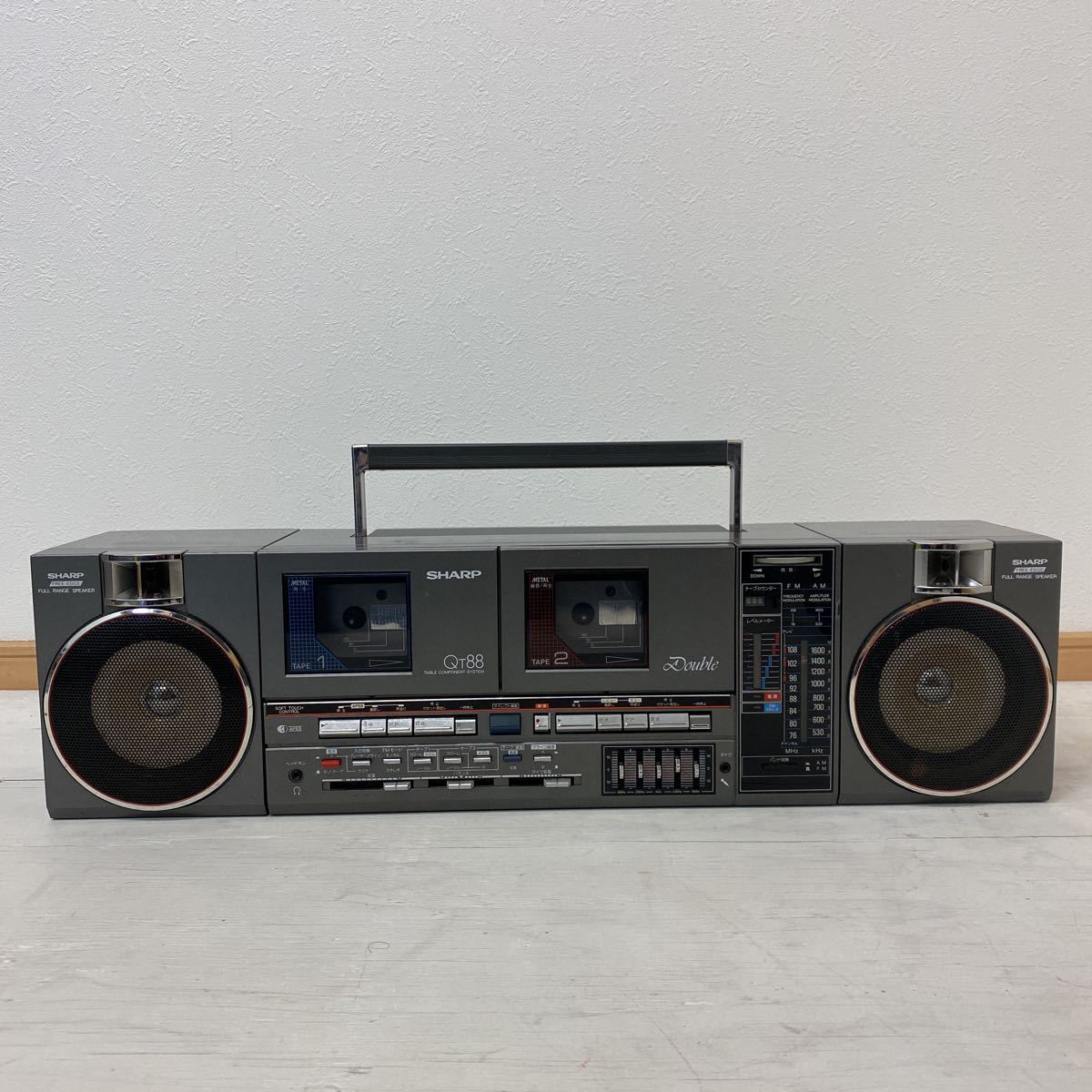 Y-0080 SHARP テーブルコンポーネントシステム QT-88G ラジカセ カセットデッキ 一部 み ジャンク扱い(ラジカセ)｜売買されたオークション情報、yahooの商品情報を ...