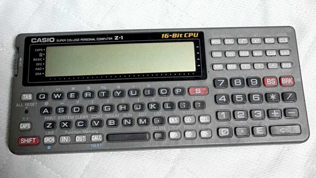 CASIO カシオ ポケットコンピューター Z-1 SUPER COLLEGE PERSONAL COMPUTER 16-Bit CPU ポケットコンピュータ(ポケットコンピュータ)｜売買され ...
