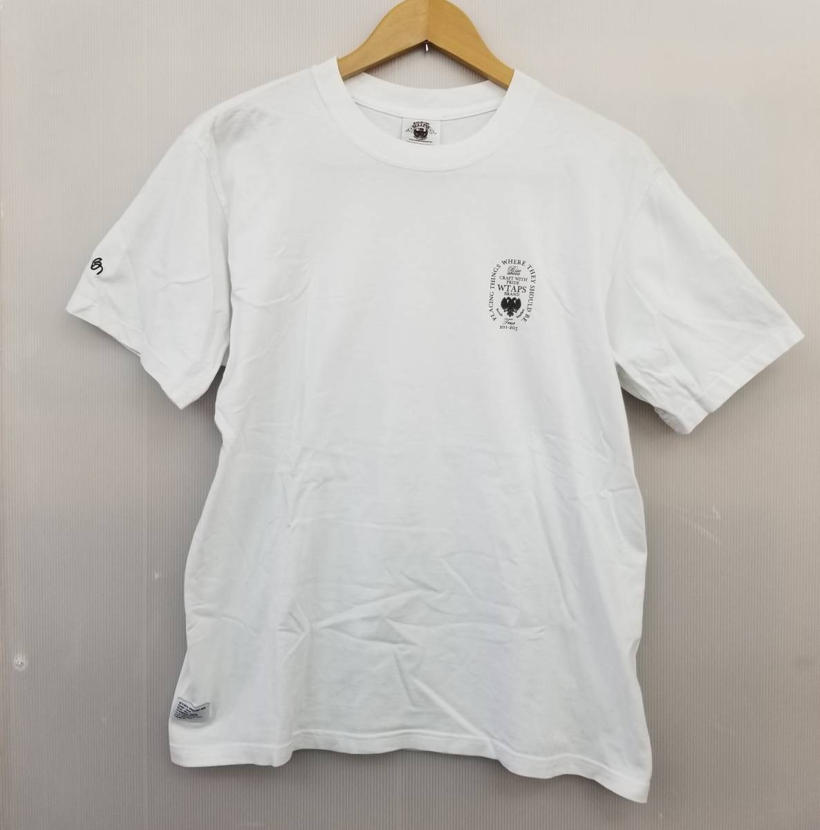 s2520S WTAPS ダブルタップス スカル Tシャツ Mサイズ WT-VUA SPEC201-205 ホワイト WHITE 白色(半袖 ...