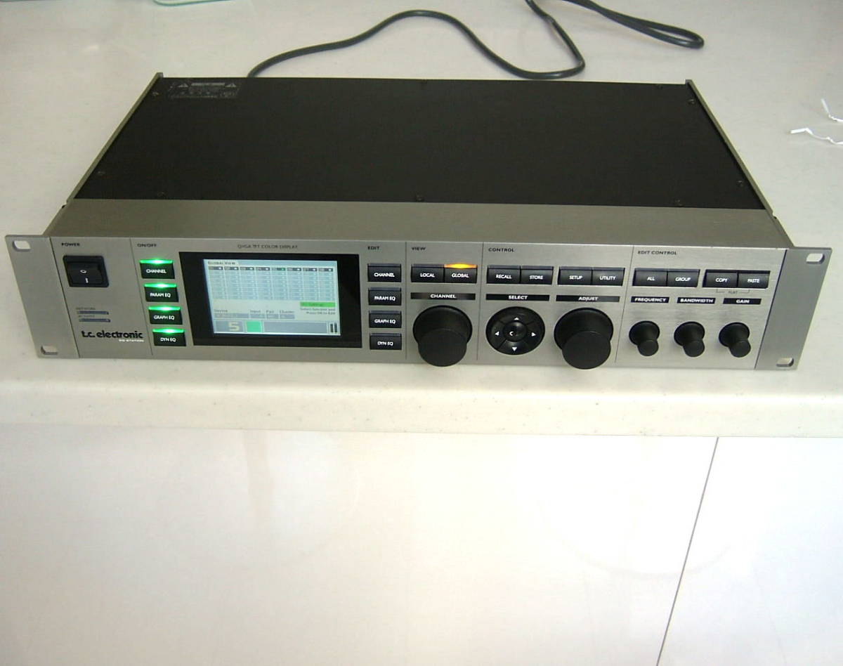 完動 極上 T.C.Electronic EQ Station 8 デジタルイコライザー The Ultimate Live EQ 8ch ...