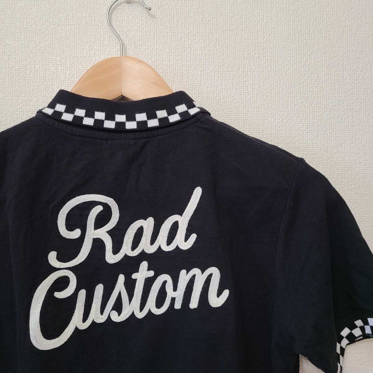 RAD CUSTOM/ラッドカスタム/ボーイズ/キッズ/160/子供服/半袖/ポロシャツ/ロゴ/ブラック/チェッカーフラッグ(160（155cm～）以上)｜売買されたオークション情報 ...