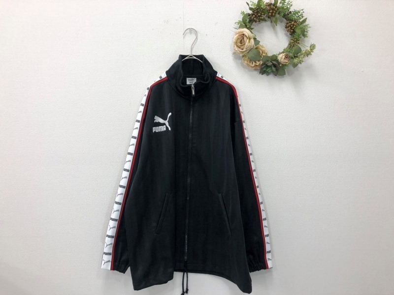 A-687 メンズ PUMA HIT union EXTRA 日本製 スポーツウェアジャージ サイズ表記が無い為採寸ご覧下さい 色:黒 ...