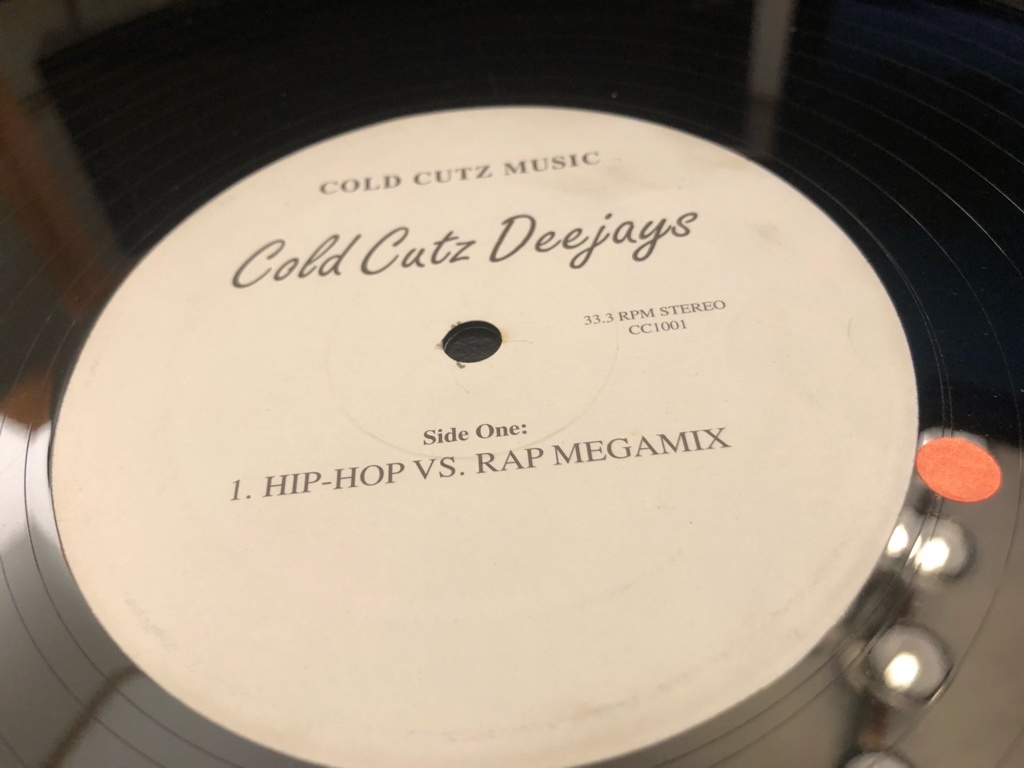 12” Cold Cutz Deejays / Hip-Hop vs. Rap Megamix / KRS-One / EPMD ...