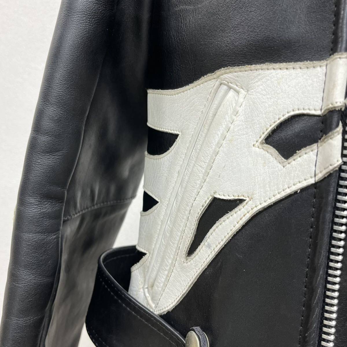 名作 VANSON C-BONE バンソン ボーン ライダースジャケット ダブルライダース 革ジャン レザージャケット size 36(ライダースジャケット)｜売買されたオークション情報 ...