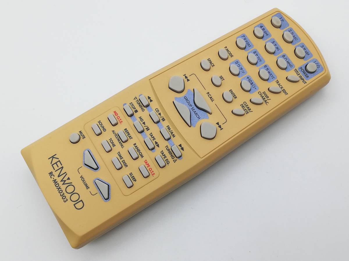 2998 B KENWOOD RC-MDX0303 MDX-J3用 リモコン(リモコン)｜売買されたオークション情報、yahooの商品情報をアーカイブ公開 - オークファン（aucfan.com）