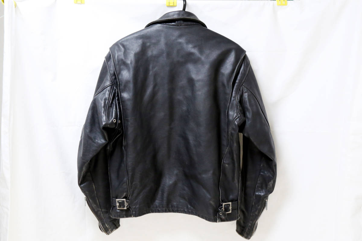 ショット Schott 152 シングル レザー ライダースジャケット 黒 40 カフェレーサー ROCK ロカビリー 旧車(ライダースジャケット)｜売買されたオークション情報、yahooの ...