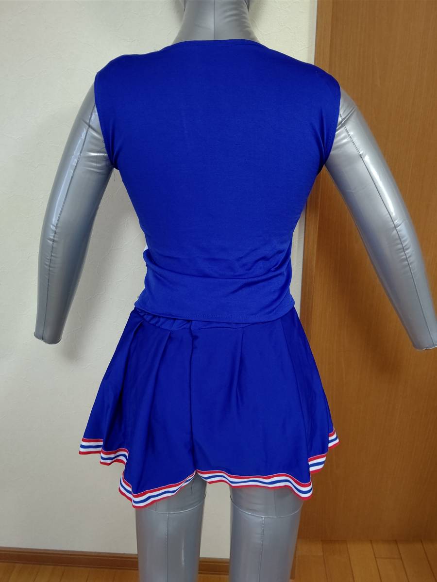 CXU チアリーディング チアダンス ユニフォーム上下 青/白 サイズL(ダンス)｜売買されたオークション情報、yahooの商品情報をアーカイブ公開 - オークファン（aucfan.com）