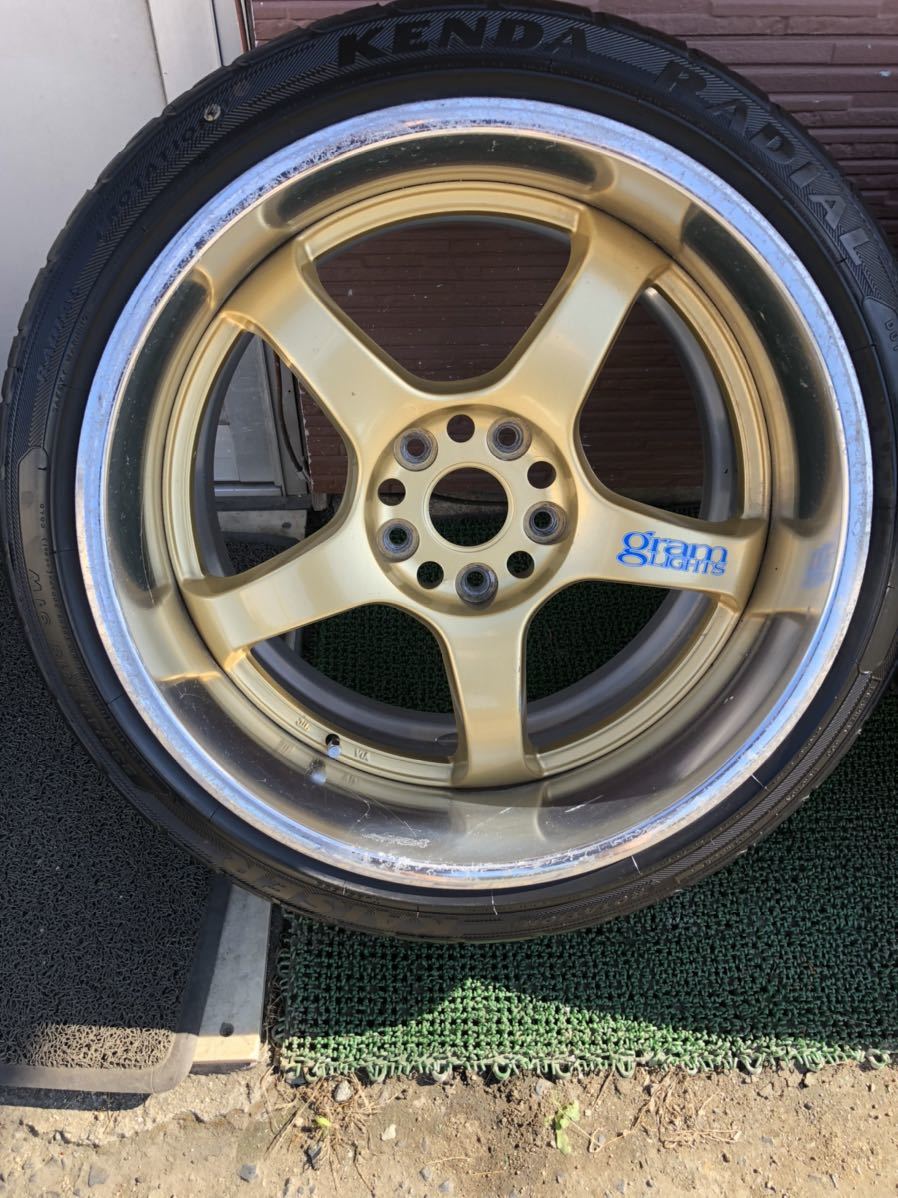 JZX100 90 RAYS レイズ グラムライツ57pro訳あり 18インチ×2 17インチ×2(ラジアルタイヤ)｜売買されたオークション ...