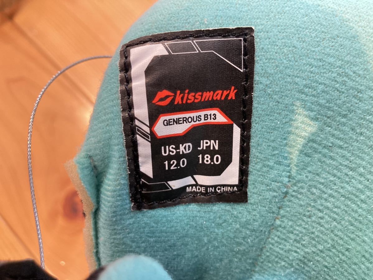 キッズスノーボード3点セット ボード:IGNIO MILWEL TEAM ROCKER 90 ビンディング:K2 MINI TURBO 16-19cm ブーツ:kissmark ...