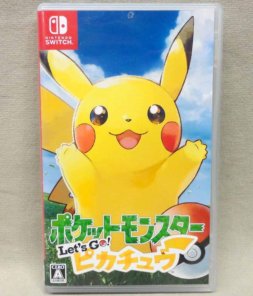 NS ポケットモンスター Let's Go ピカチュウ 開封 スイッチ Switch レッツゴー(ニンテンドースイッチソフト)｜売買されたオークション情報、yahooの商品情報をアーカイブ公開 ...