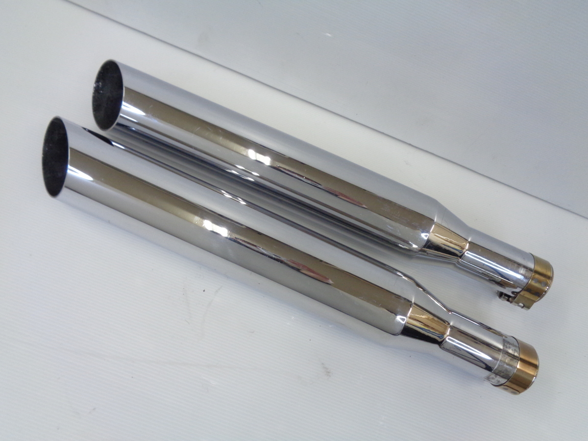 ダイナ FXDL FXD 95-16 モーターステージ 76 スラッシュ ブラス スリップオン サイレンサー マフラー 真鍮 A346 ...