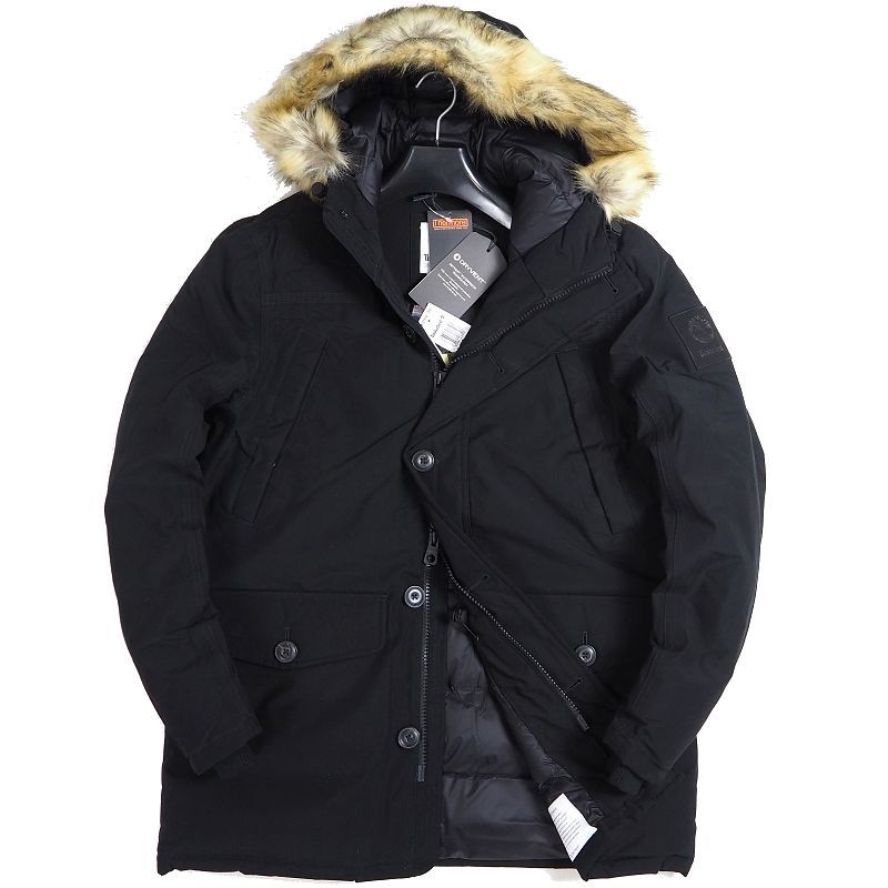 定価3万 ティンバーランド Thermore 中綿 ジャケット ブルゾン M ブラック 撥水 Timberland ミリタリー サーモア ...
