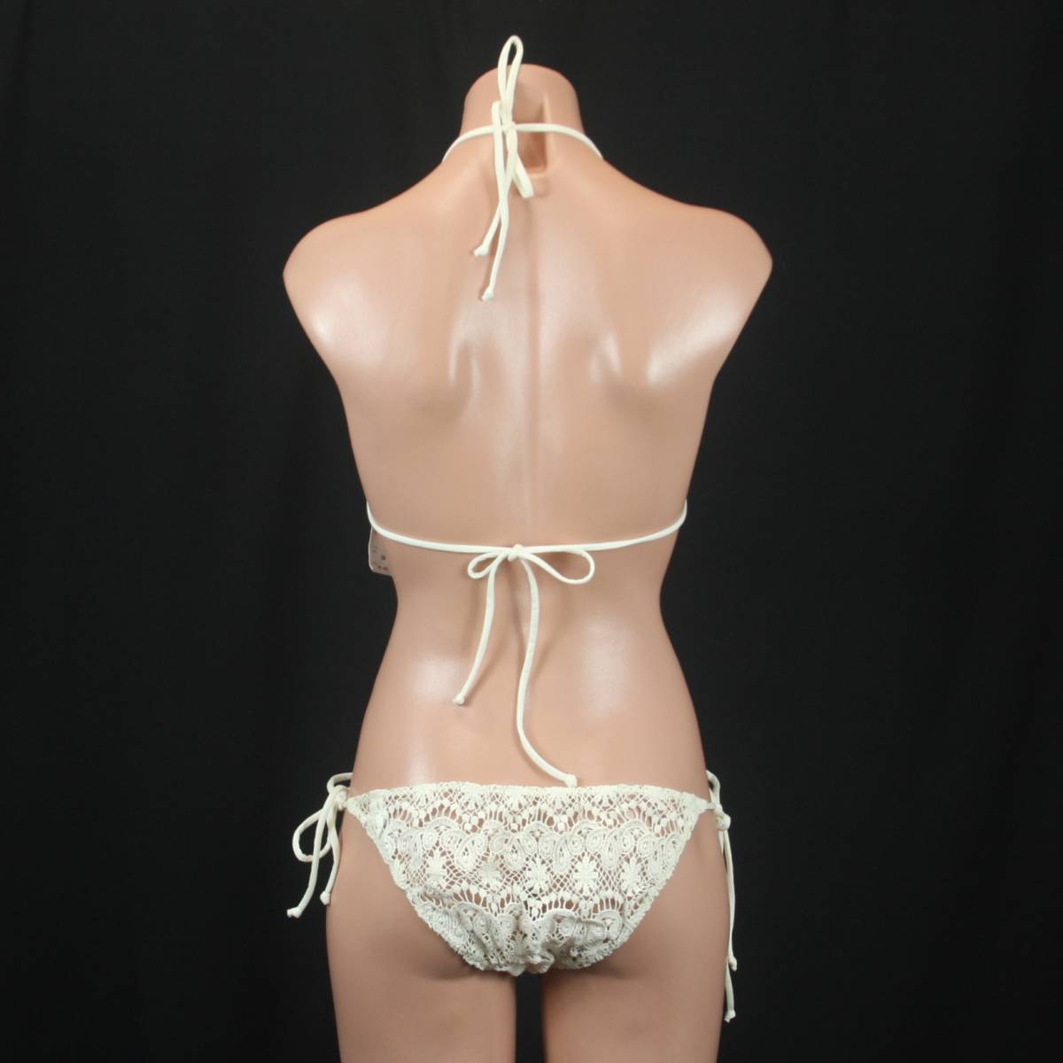 K1577 すけすけレースの三角ビキニ 露出多め セクシー PEAK&PINE アイボリー 9Mサイズ レディース水着 ビーチ 撮影 コスプレ衣装(三角ビキニ)｜売買されたオークション情報 ...
