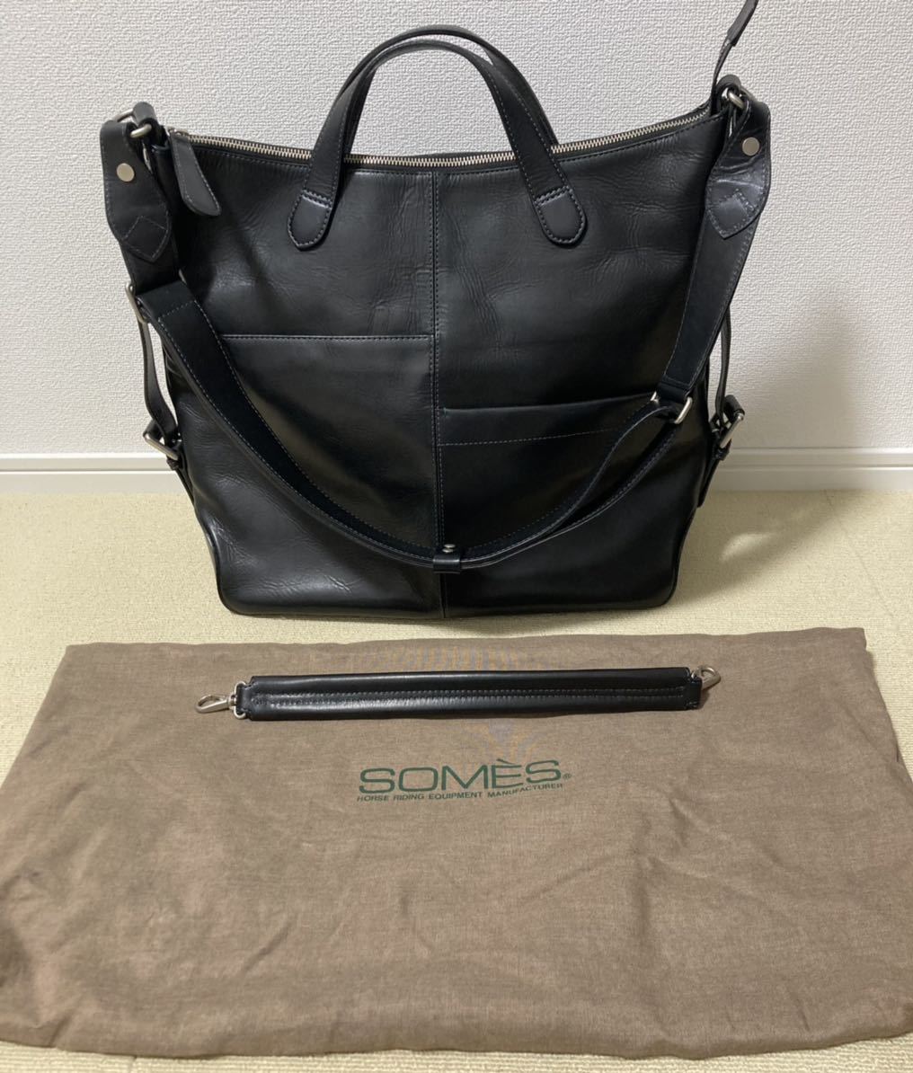 SOMES 傑作品 ソメスサドル 2WAYバッグ トートバッグ(トートバッグ)｜売買されたオークション情報、yahooの商品情報をアーカイブ公開 - オークファン（aucfan.com）