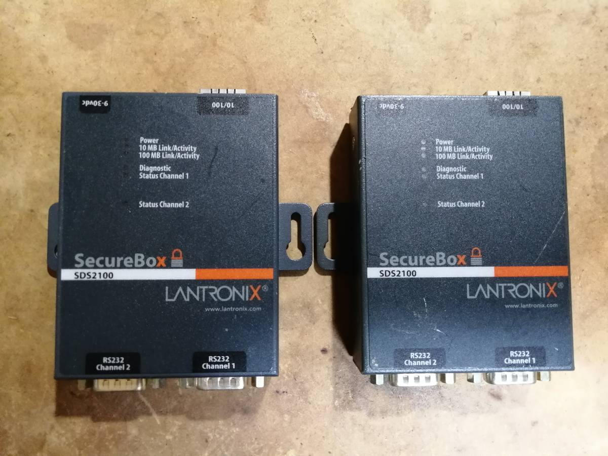 LANTRONIX SecureBox SDS2100 シリアル LAN 変換 2台セット(ケーブル、コネクタ)｜売買されたオークション情報 ...