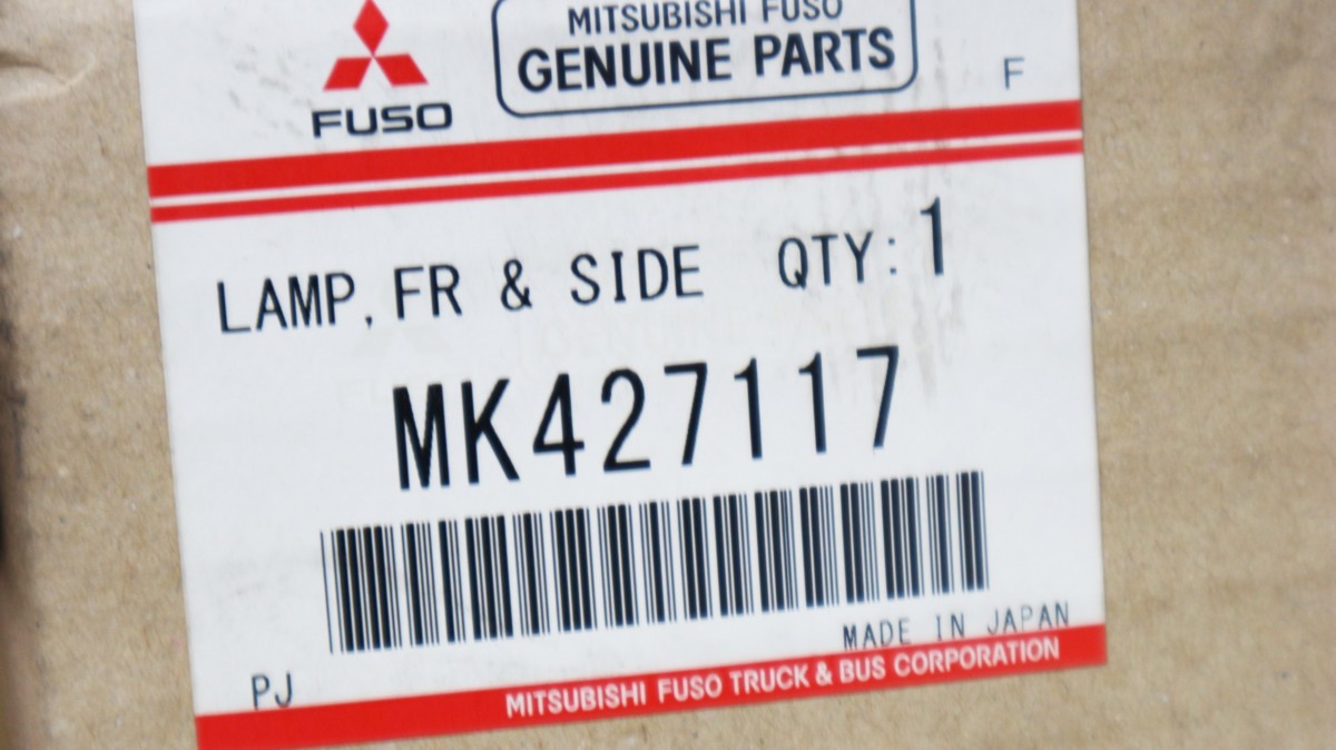 MITSUBISHI 三菱 ミツビシふそう キャンター ターンシグナルランプ MK427117 KK- FE83CEV 左フロントウインカー ...