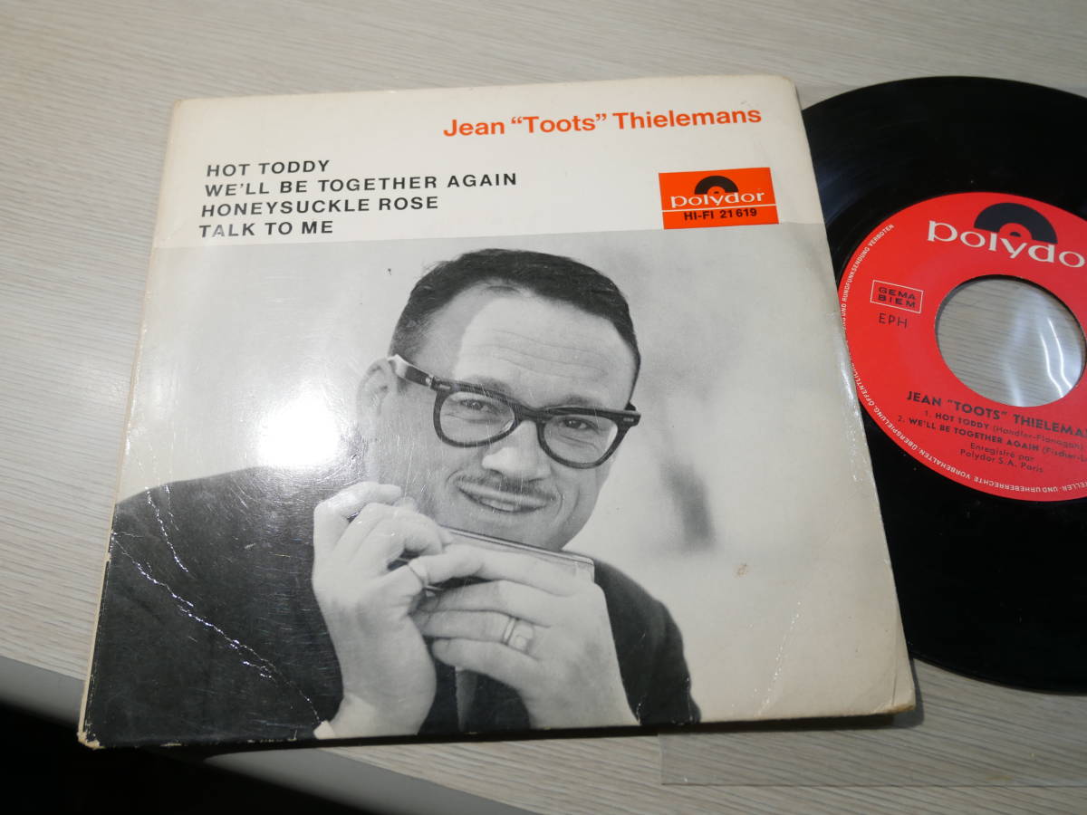 トゥーツ シールマンス JEAN TOOTS THIELEMANS/HOT TODDY +3 GERMANY/Polydor:EPH 21 ...
