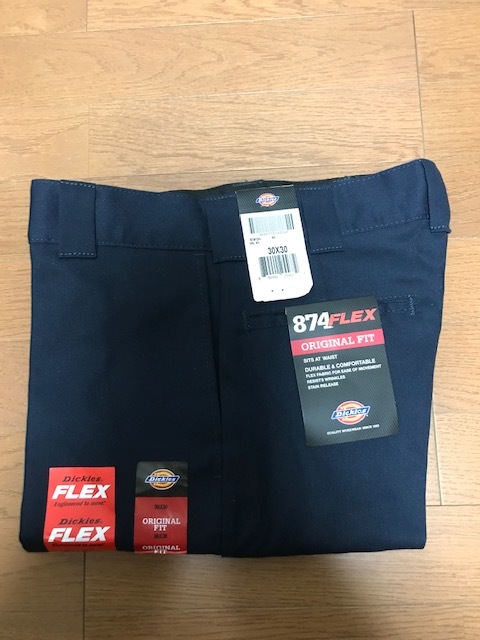 Dickies 874 FLEX Work Pants Dark Navy W30 L30 ディッキーズ 874 フレックス ワークパンツ ダークネイビー(ワークパンツ、ペインターパンツ ...