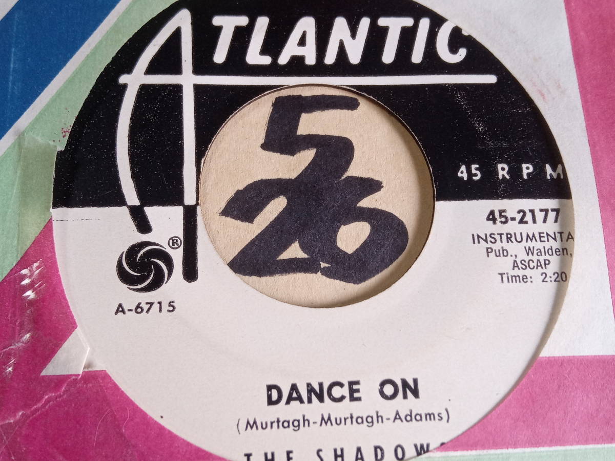 試聴 同様/62年UKアクション系ビート ポップ THE SHADOWS THE RUMBLE / DANCE ON(その他)｜売買された ...
