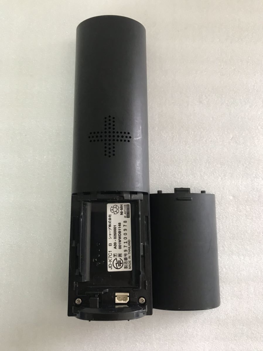 SHARP シャープ 電話機 子機 JD-K7C1 バッテリー欠品 ジャンク(電話機一般)｜売買されたオークション情報、yahooの商品情報をアーカイブ公開 - オークファン（aucfan.com）