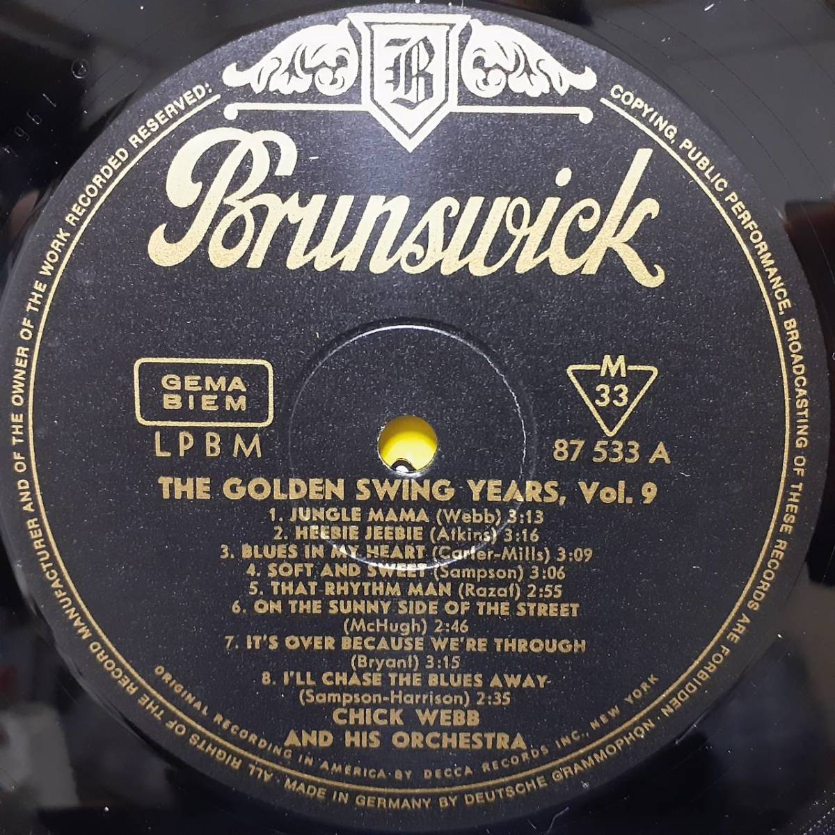 独LP Determinations / When I Get A Low原曲 Ella Fitzgerald & Chick Webb ...