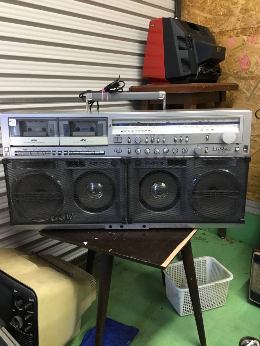 SHARP GF-919 THE SEARCHER-W FM/FMsteleo/AMradio CASSETTE(ラジカセ)｜売買された ...