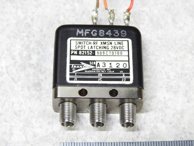 HPマイクロ波 TRANSCO SPDT RF SWITCH 82152-909C70100 DC-18GHz SMA F Latching ...