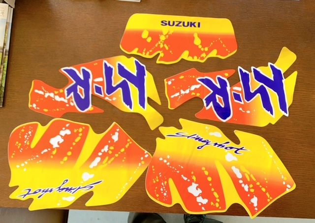 スズキ TS125R TS200R TS-R デカール ステッカー グラフィックスキット 海外品(ステッカー、デカール)｜売買された ...
