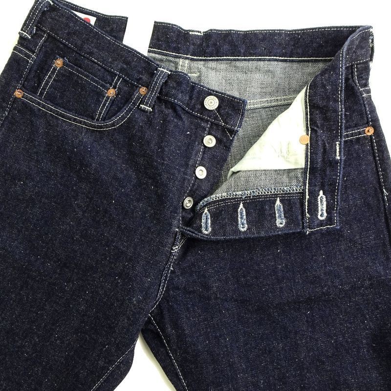 EDWIN エドウイン 定価1.9万 日本製 ルーズストレート ステッチデザイン デニムパンツ ジーンズ ED04M 193 W33-L32 ...