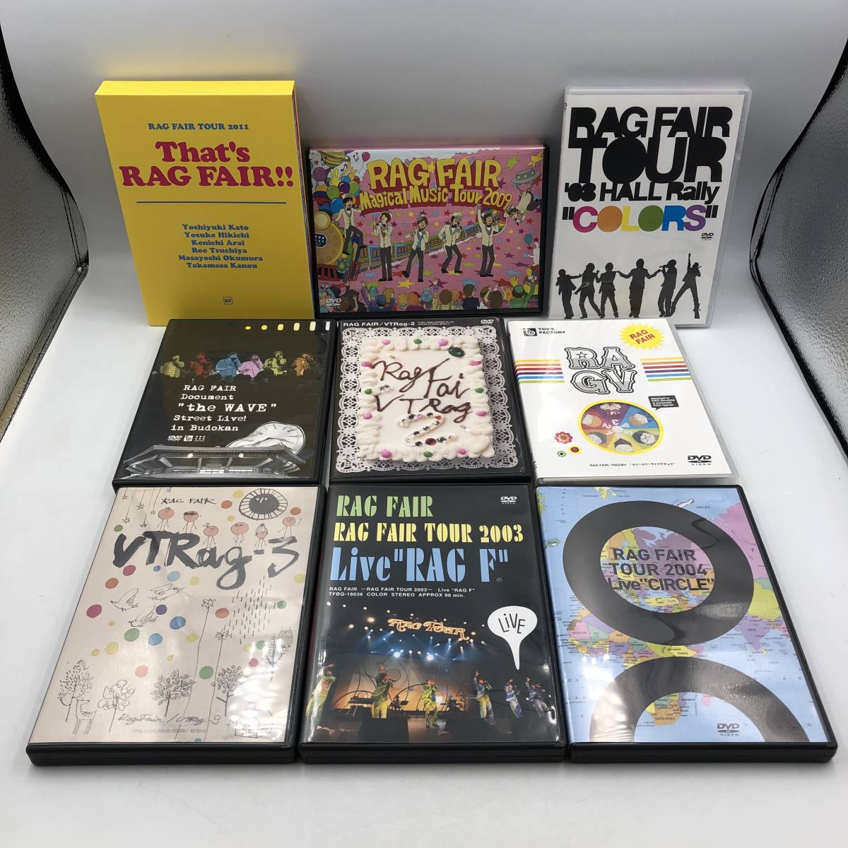 RAG FAIR DVD 9枚セット TOUR 2011 That's RAG FAIR Magical Music Tour2009 the WAVE TOUR 2004 Live ...