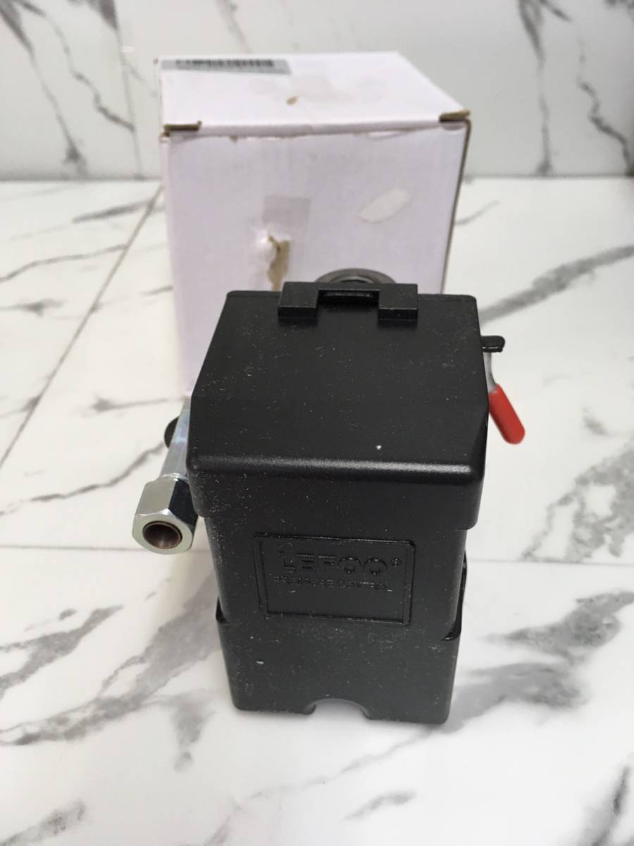 0403r1422 LEFOO LF10-4H圧力スイッチ 4ポート空気圧縮機圧力スイッチ交換制御NPT1 / 4 90-120 PSI ...