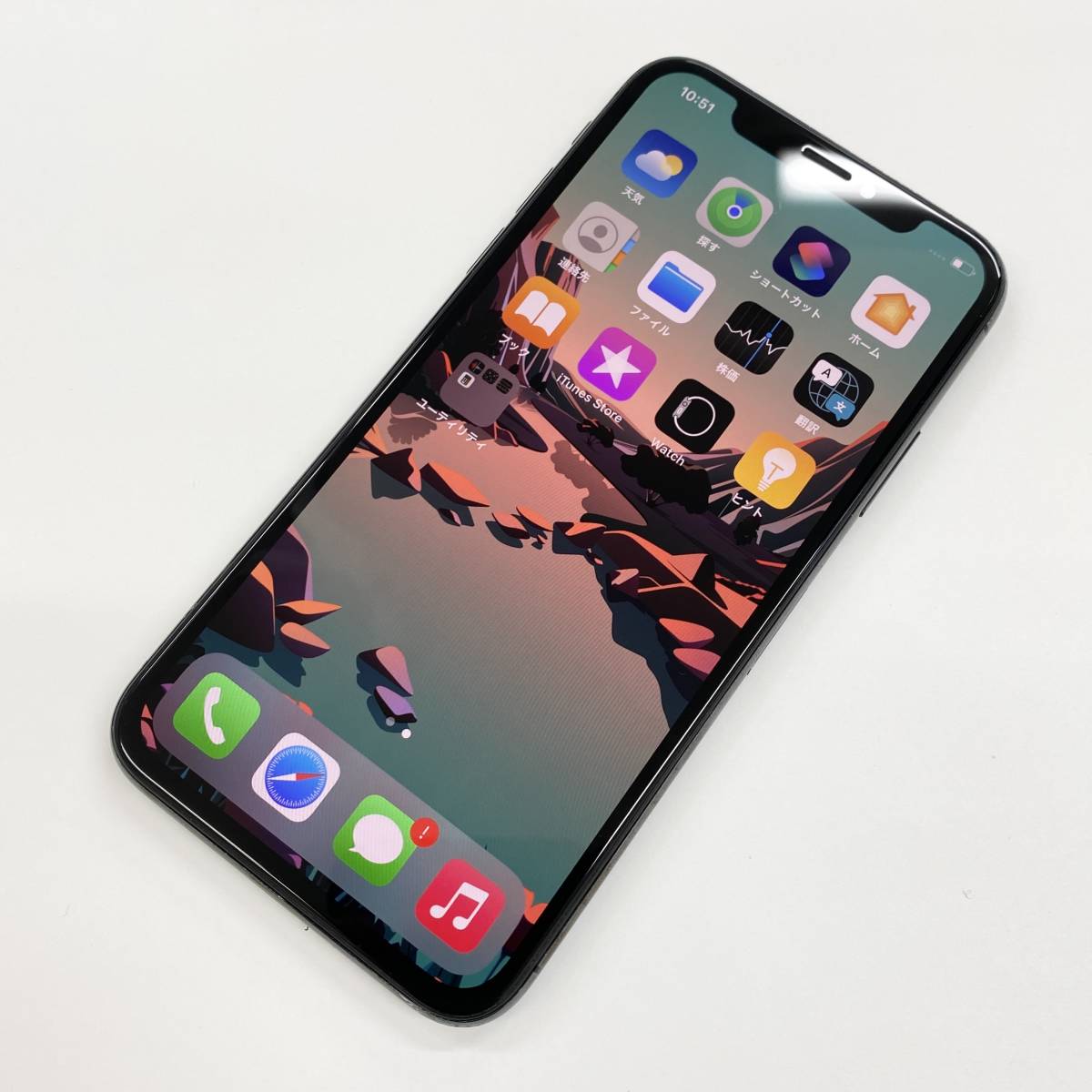 Apple iPhoneX 256GB バッテリ100% 国内SIMフリー A1902 スペースグレイ 訳あり 匿名配送(国内版SIMフリー ...