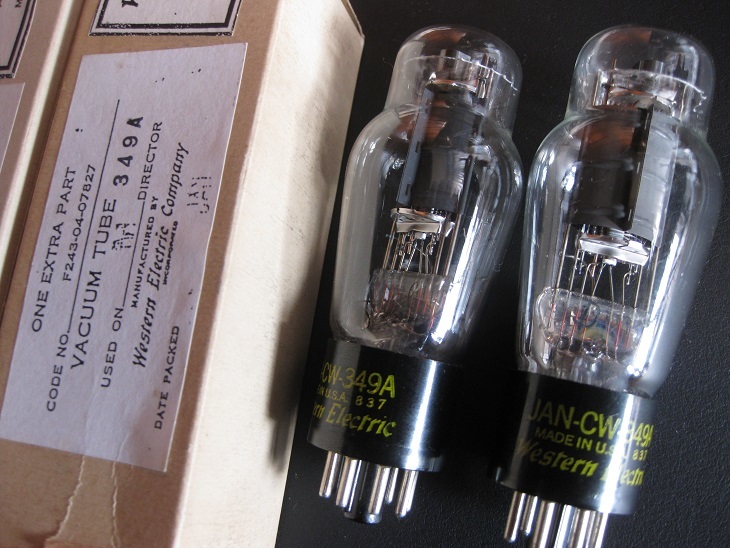 Western Electric 349A 2個セット(真空管)｜売買されたオークション情報、yahooの商品情報をアーカイブ公開 ...
