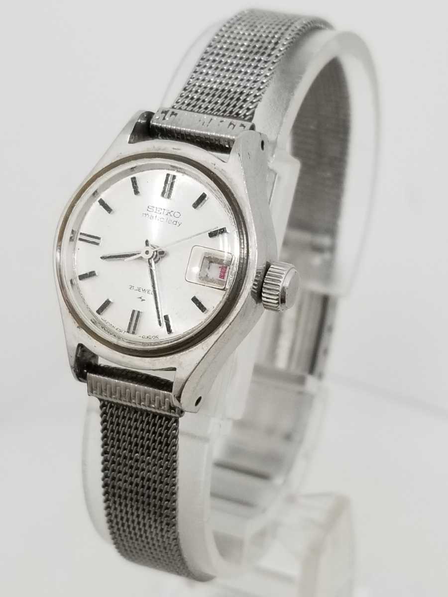 アンティーク時計 ゆうパケット配送 SEIKO matic lady セイコー マチック レディ 2517-0261 自動巻き 21石 ...