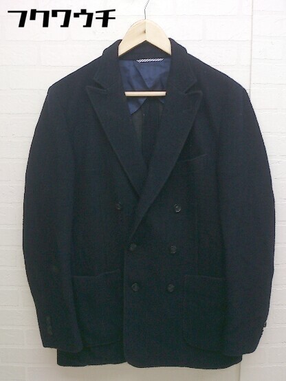 MORLES モアレス ダブル 長袖 テーラード ジャケット サイズL ネイビー系 メンズ(Lサイズ)｜売買されたオークション情報、yahooの商品情報をアーカイブ公開 - オークファン ...