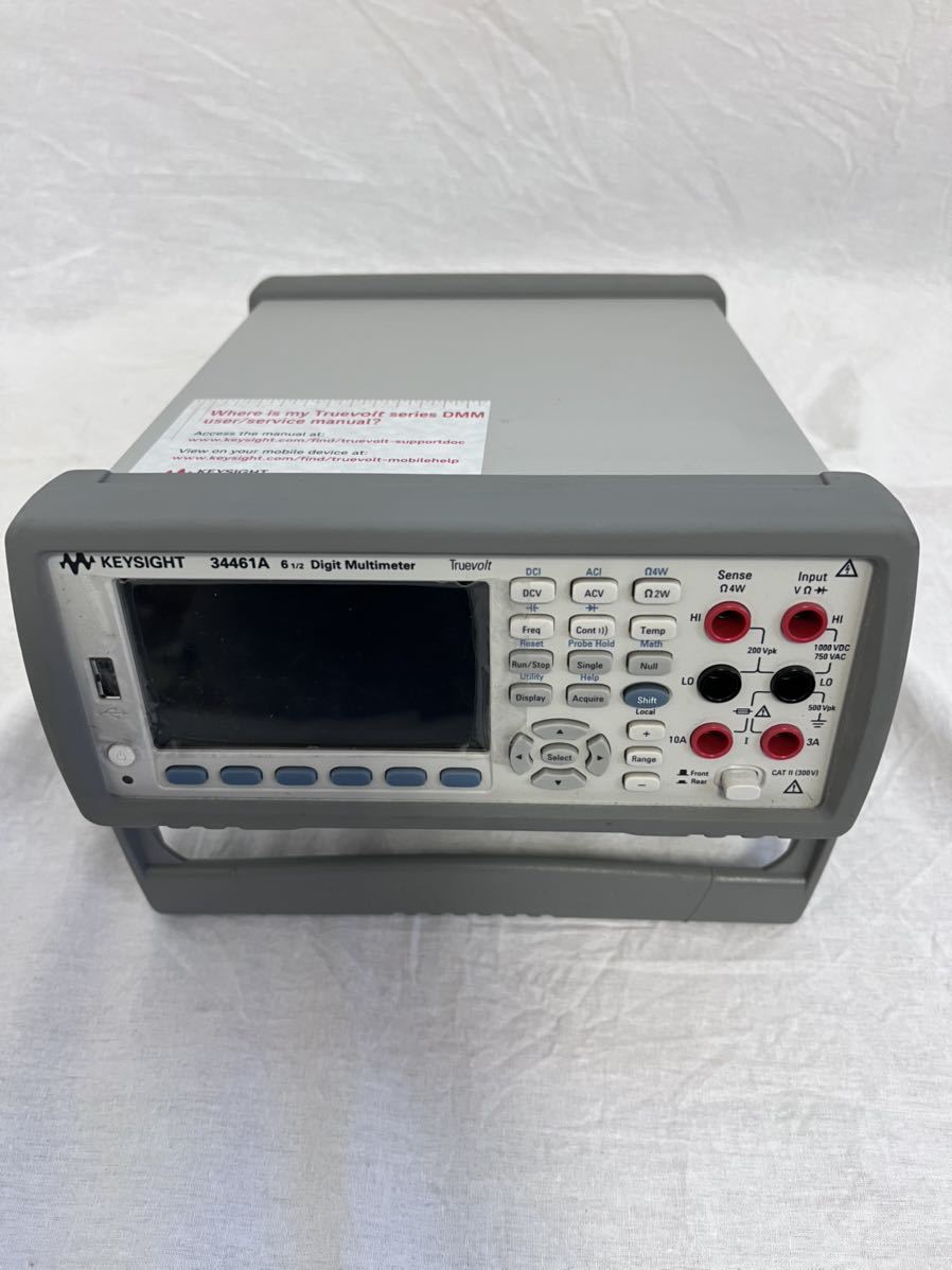 KEYSIGHT Truevolt 34461A 6.5型 デジタルマルチメータ DMM マルチメーター Digit Multimeter(電気計測器)｜売買されたオークション情報、yahoo ...