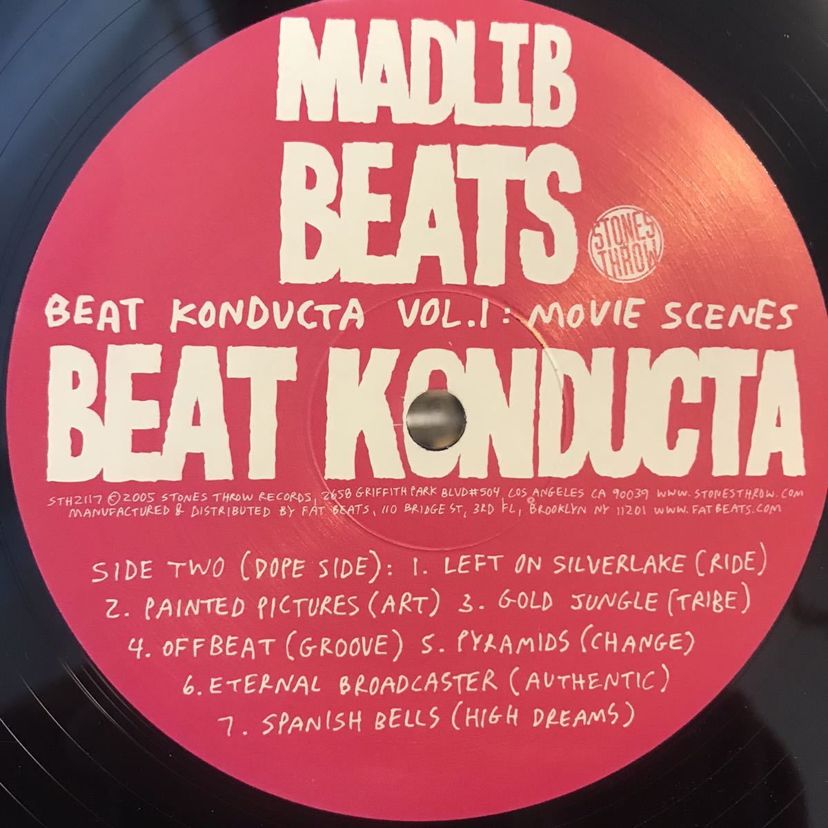MADLIB BEATS / BEAT KONDUCTA vol.1 MOVIE SCENES STONES THROW FAT BEATS ...