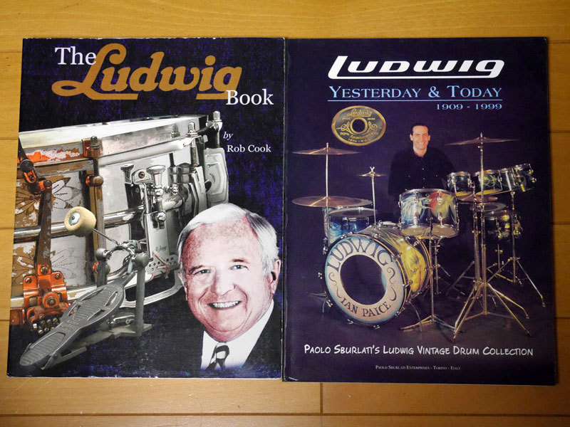 洋書2冊セット LUDWIG ラディック資料本 The Ludwig Book Yesterday & Today 1909-1999(ドラム ...