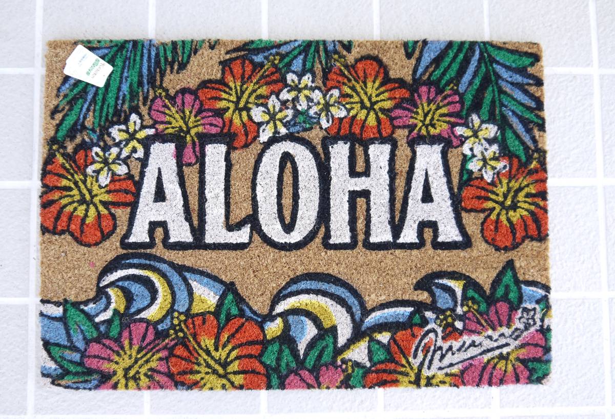 ココヤシマット ココMAT／玄関マット／屋外用マット／＜ALOHA＞(玄関マット)｜売買されたオークション情報、yahooの商品情報を ...