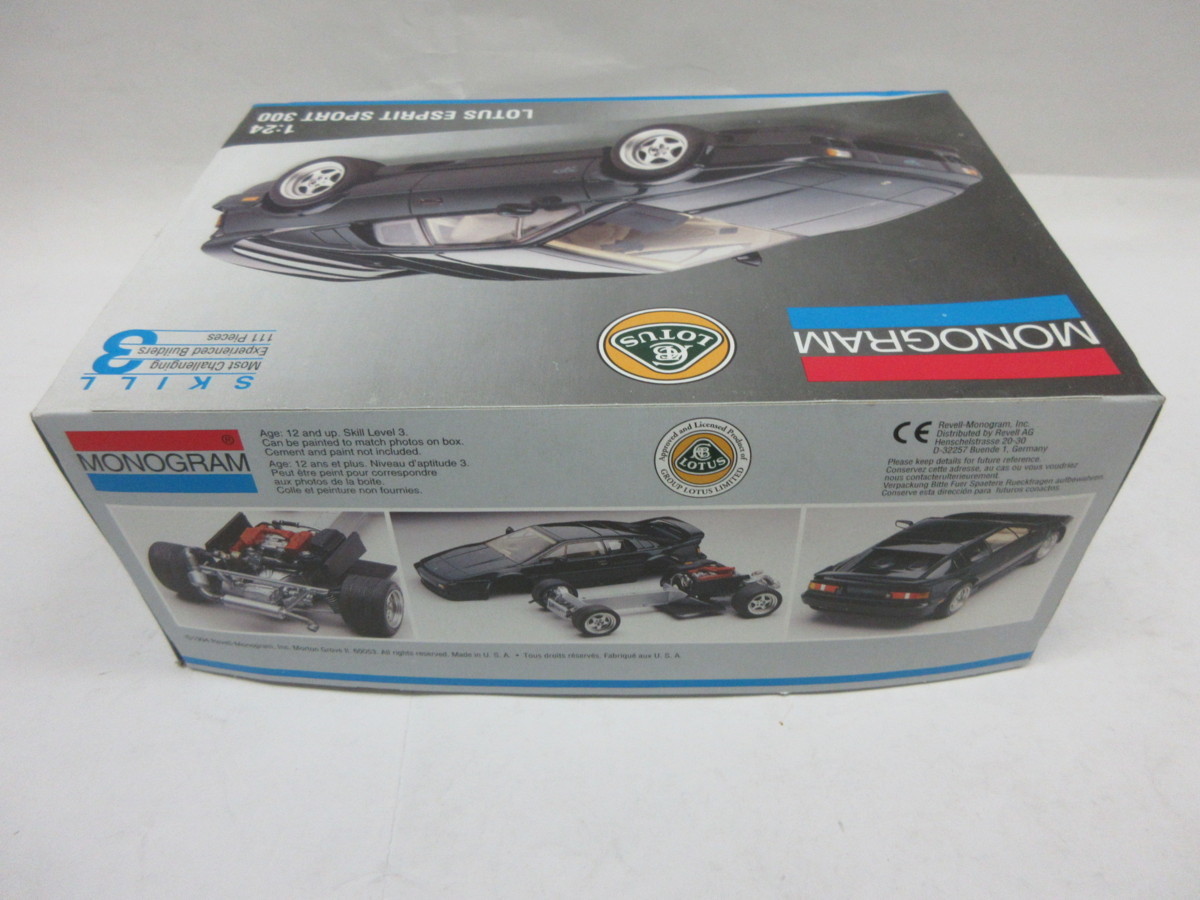 1000円 モノグラム MONOGRAM LOTUS ESPRIT SPORT ロータス エスプリ スポーツ 300 1/24 プラモデル ...