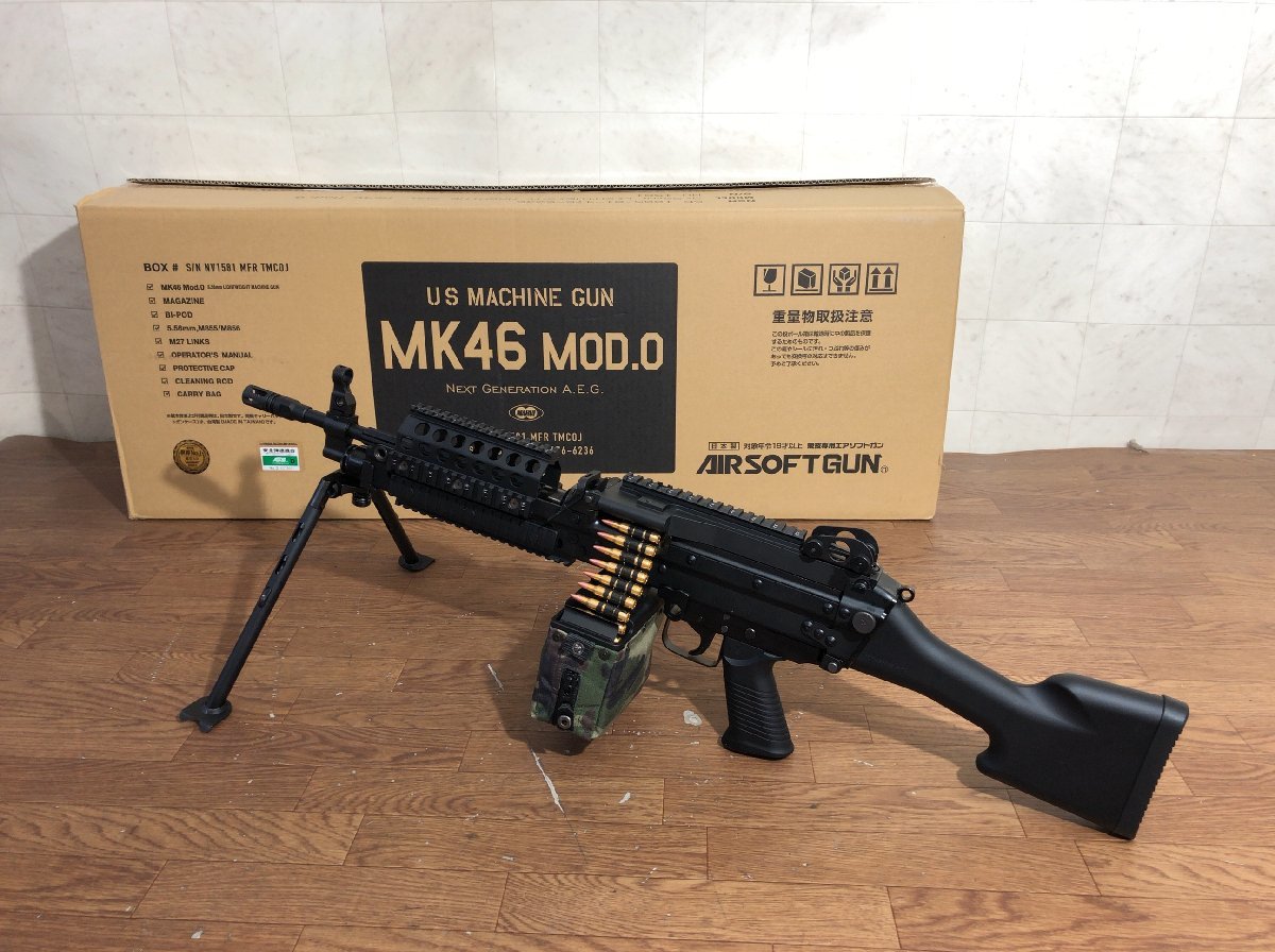 D041C123 少数回超 東京マルイ MARUI MK46 MOD.0 次世代電動ガン マシンガン 元箱付き(電動ガン)｜売買されたオークション情報、yahooの商品情報をアーカイブ公開 ...