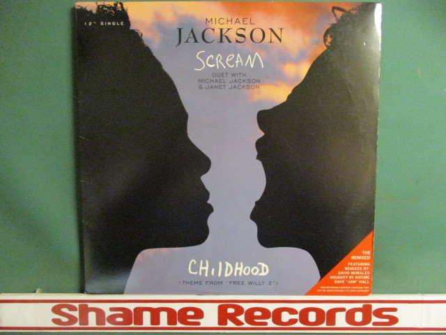 Michael & Janet Jackson ： Scream 12'' Naughty Main Mix / Dave Jam Hall ...