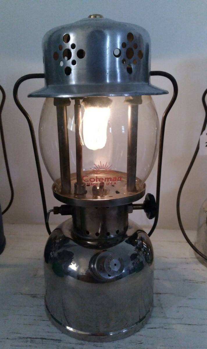 Coleman Lantern Model 242B used made 9/49 in Canada red Coleman Sunrise ...