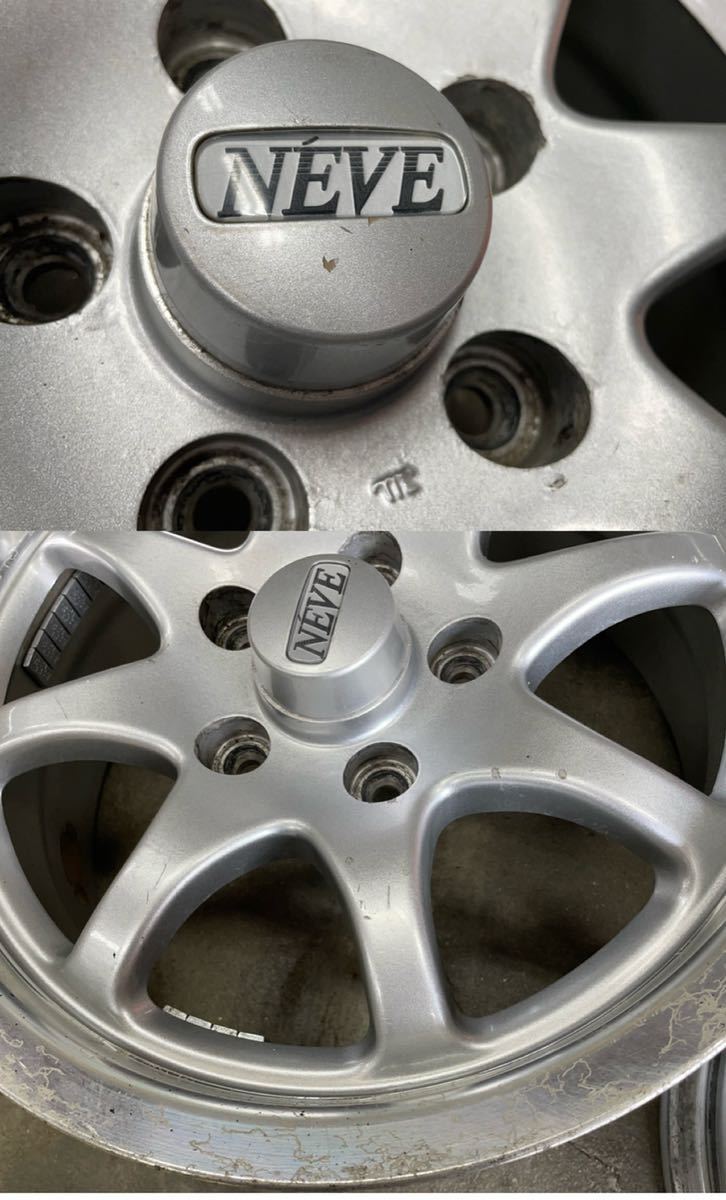 ENKEI NEVE 15インチ 6.5J +25 PCD114.3/5H アルミホイール 4本 100系ハイエース 2WD等(社外品)｜売買 ...